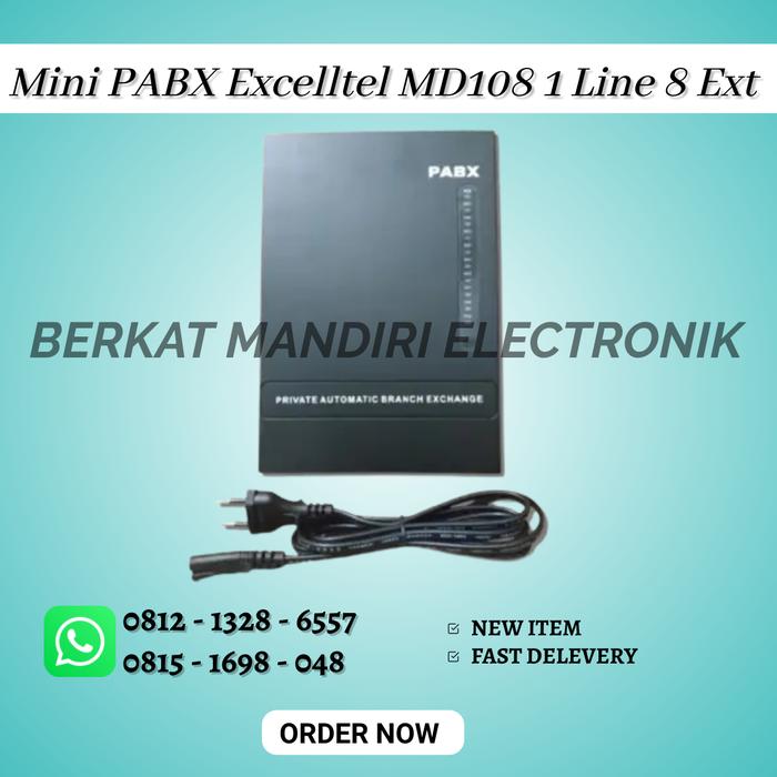 Jual Mini PABX Excelltel MD108 1 Line 8 Ext Pabx MD-108 - Jakarta Barat ...