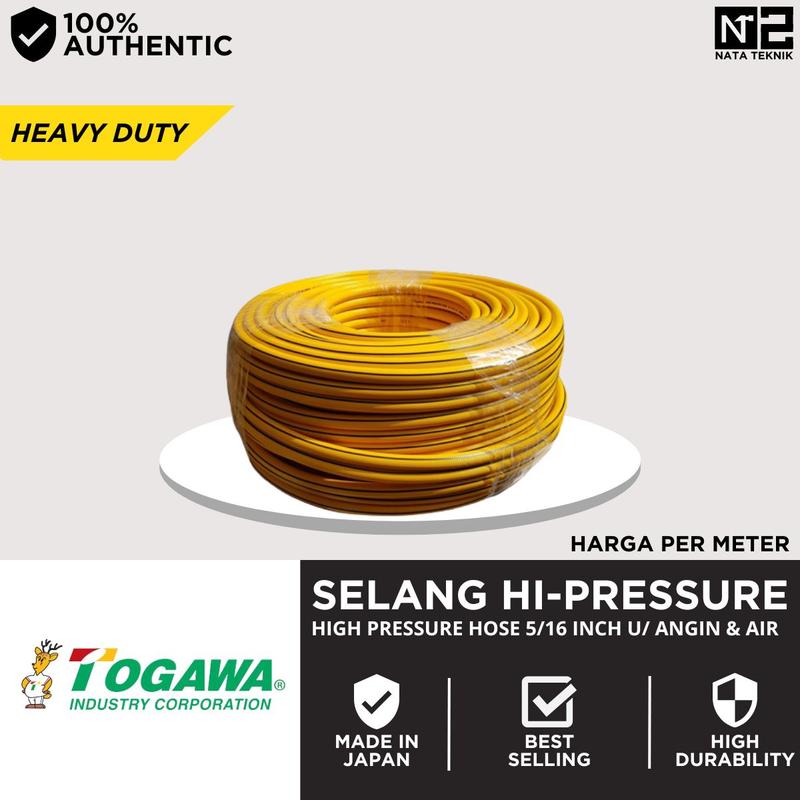 Selang Angin Kompresor / Steam 5/16" TOGAWA Original Made In - Shop ...