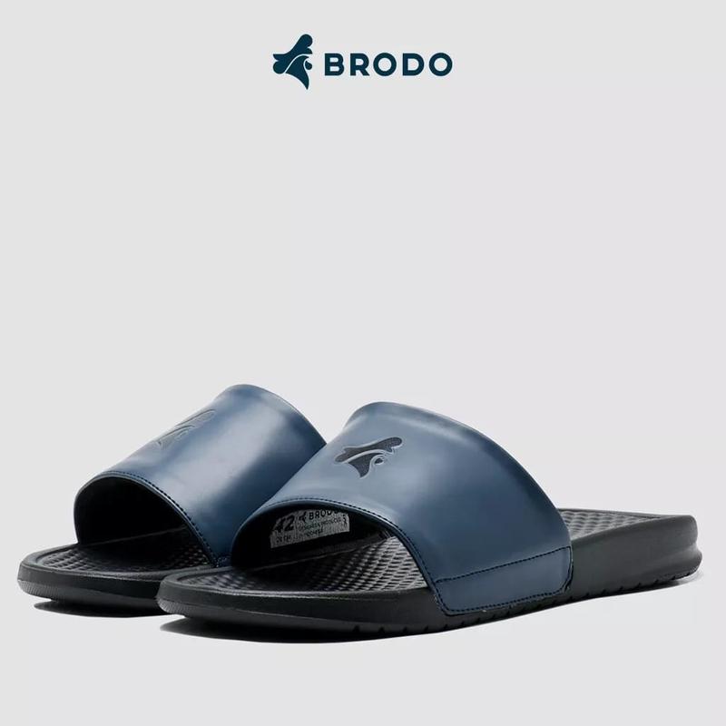 BRODO ORIGINAL-Sandal Broslides V2 Navy BS - Shop | Tokopedia
