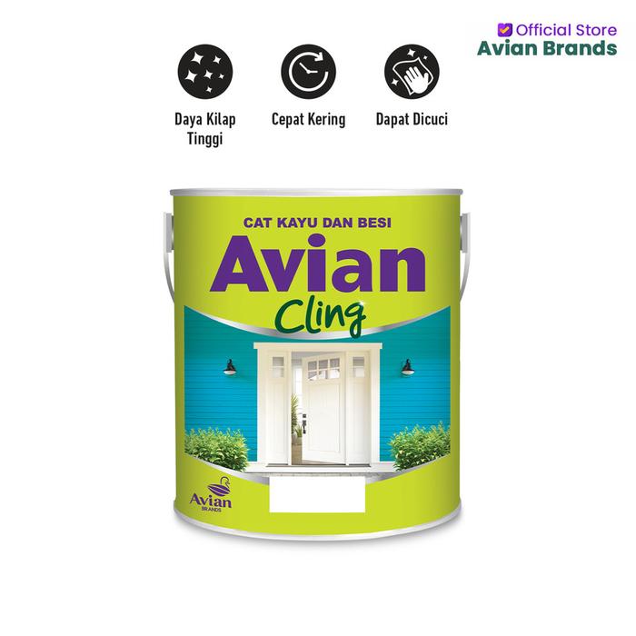 Jual Cat Kayu Besi Avian Synthetic Avian Cling 0.85 lt kaleng kilo - s ...