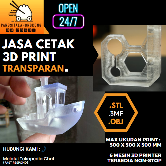 Jual Jasa 3D Print Transparan / Cetak 3 Dimensi | PangsitAlaHongkong ...