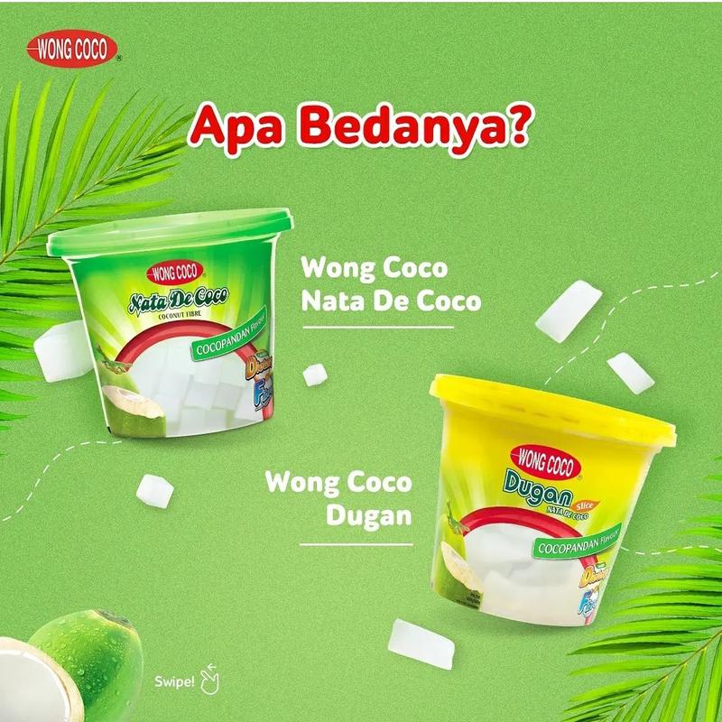 WONG COCO Nata de Coco 1kg Ember/Kelapa Dugan Wong Coco 1 kg - Shop ...