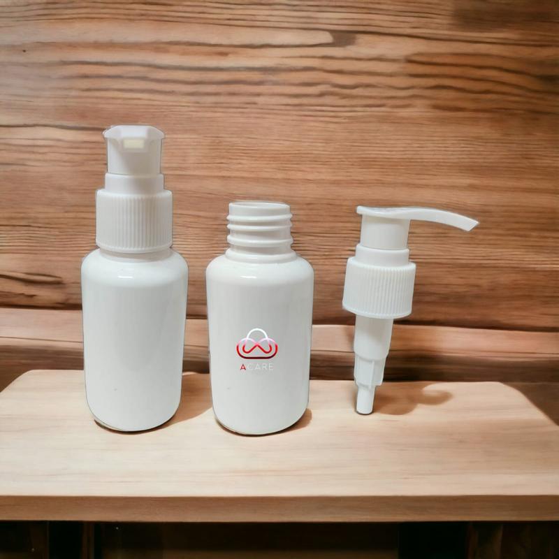 Botol Pump Lotion Putih Tubular 70ML | Botol Kosmetik / Sabun Cair ...
