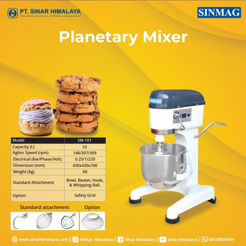 SM-101 SINMAG Planetary Mixer 10 Liter - Shop | Tokopedia