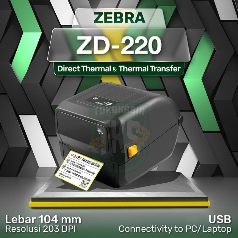 Printer Barcode ZEBRA ZD220 Cetak Resi & Label - Shop | Tokopedia