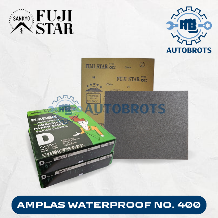 Jual Amplas Duco FUJI STAR Ukuran 400 - Abrasive Paper Sheet Waterproof ...