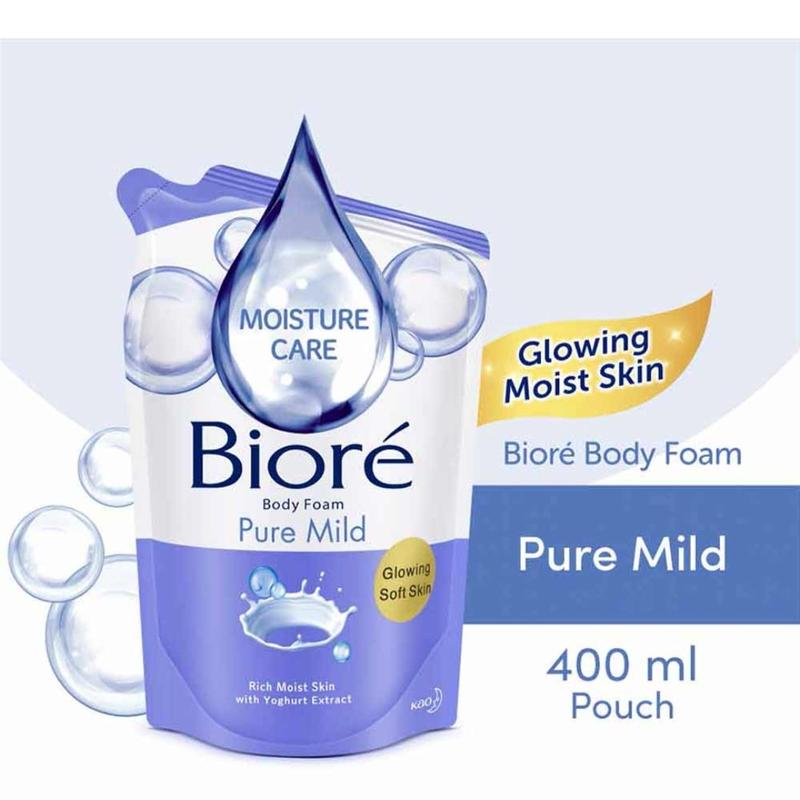 Kao Biore Body Foam Refill Pure Mild 400ml - Shop | Tokopedia