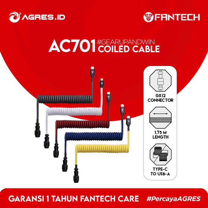 Jual Fantech AC701 | Type-C Aviator Coiled Cable for Mechanical ...