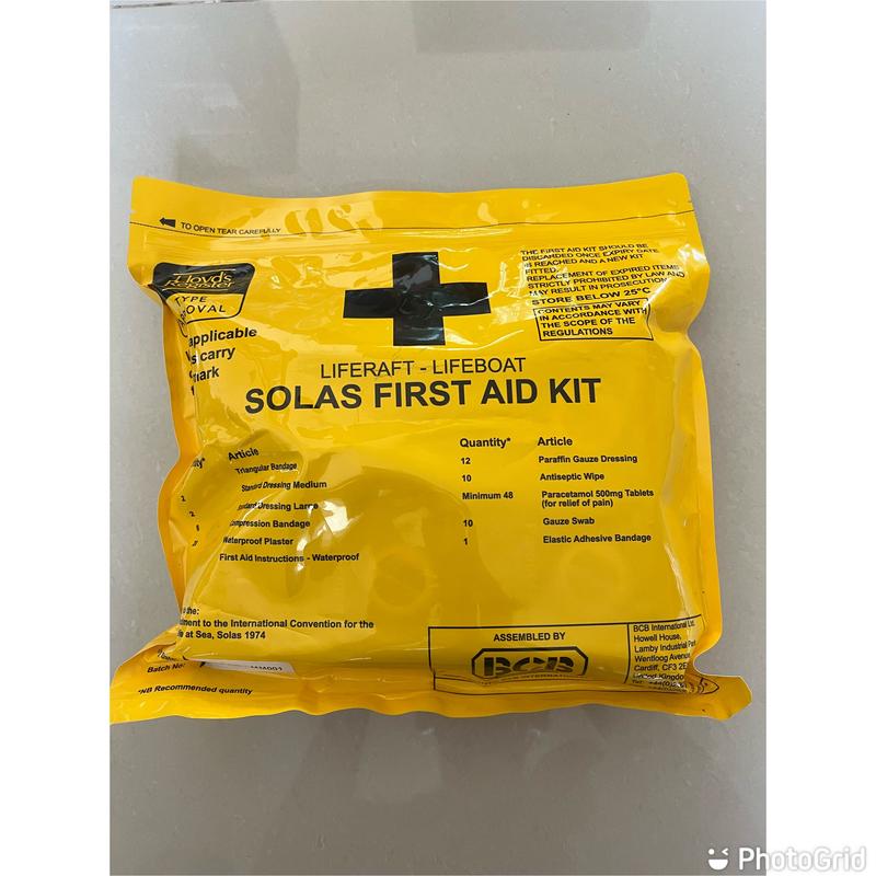 Solas First Aid Kit/ Liferaft-Lifeboat - Shop | Tokopedia