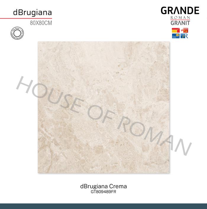 Jual ROMANGRANIT GRANDE dBrugiana Crema 80x80 GT809489FR ROMAN GRANIT ...