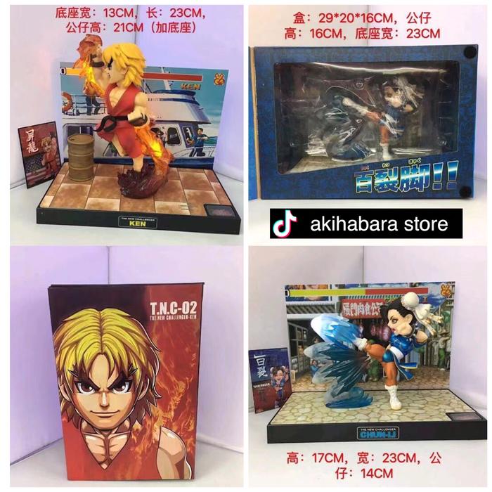 Jual Street Fighter Ken and Chunlie Action Figure (Foto real foto ke 4 ...