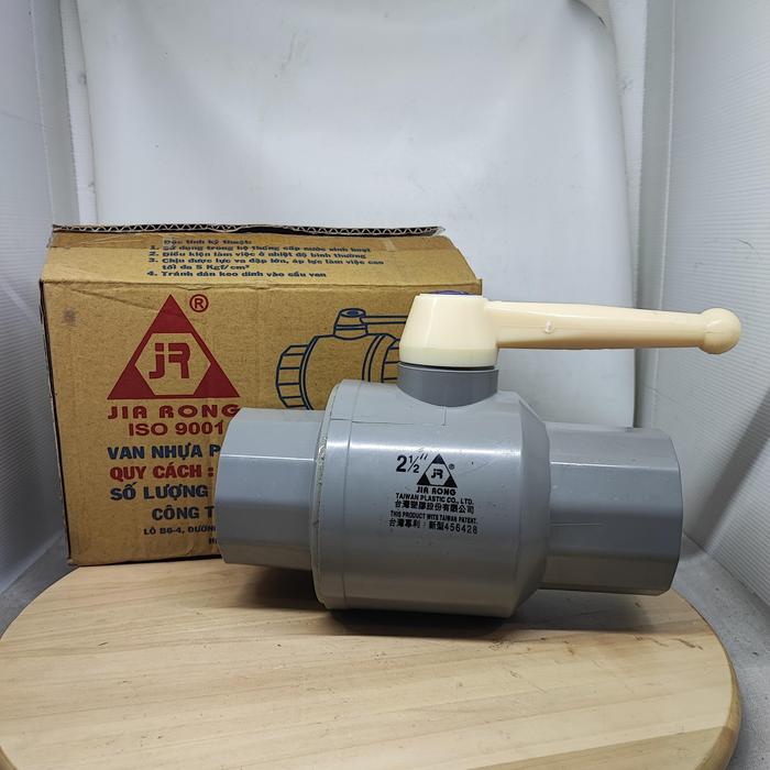Jual JIA RONG 2,5” ball valve keran pvc sok sambungan pipa jiarong 2,5 ...