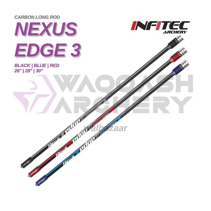 Jual INFITEC NEXUS EDGE 3 CARBON STABILIZER LONG ROD Recurve Standard ...