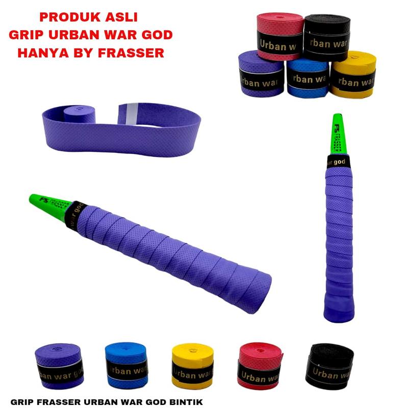 Grip Raket Badminton Urban War God karet bintik Zf - Shop | Tokopedia