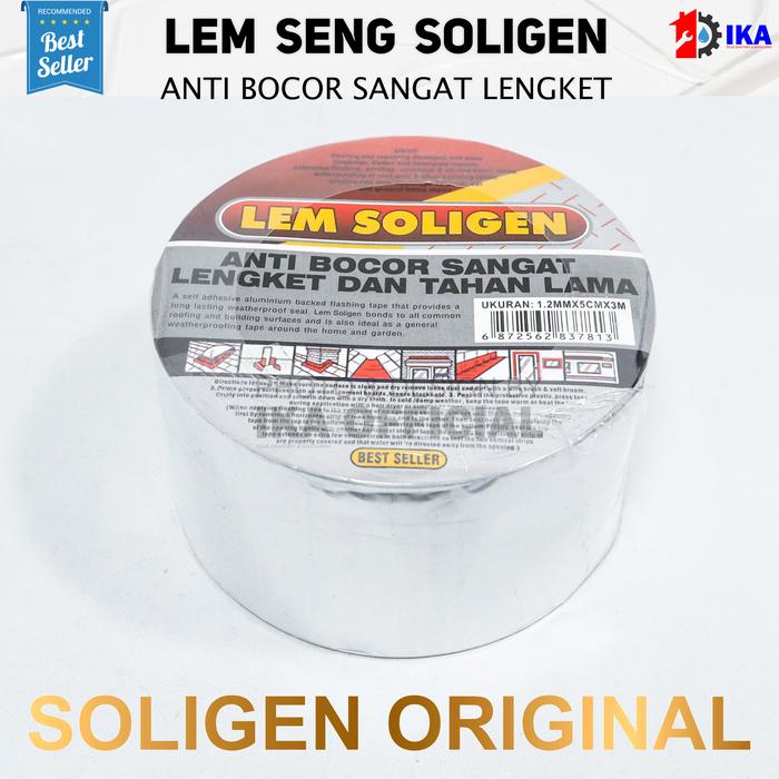 Promo Lem Seng SOLIGEN 3 Meter Super Band / Lem Asbes Talang / Lem ...