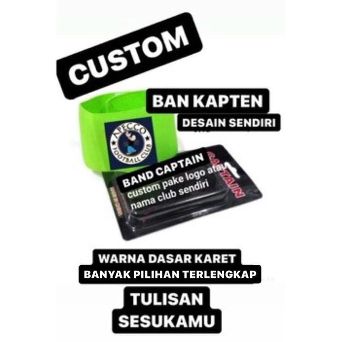 Jual custom ban kapten logo suka suka ban capten kastem captain capten ...