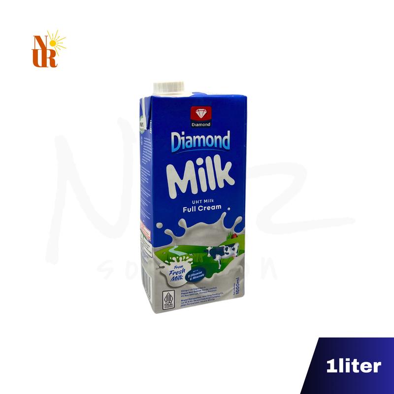 Diamond Milk UHT Full Cream 1liter / Susu UHT - Shop | Tokopedia