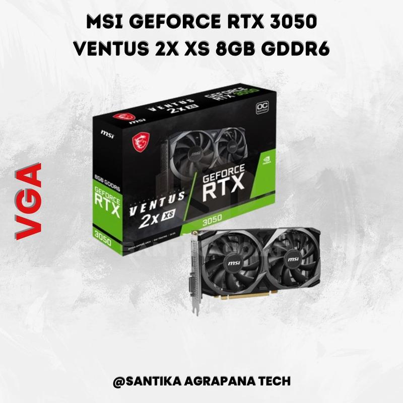 Vga Card Msi GeForce RTX 3050 Ventus 2X 8G OC - Shop | Tokopedia