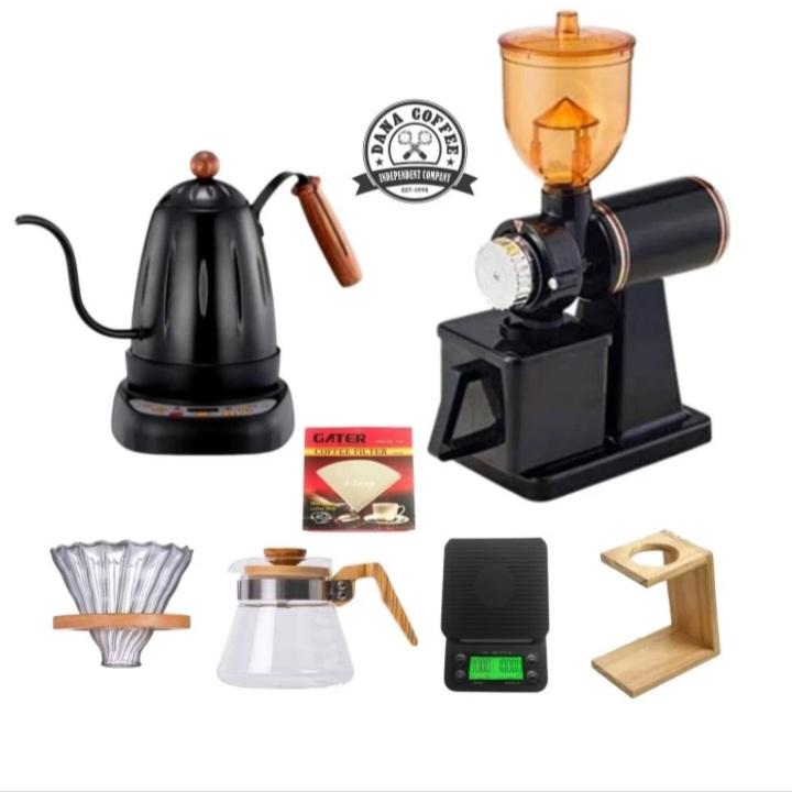 Paket kopi Manual Breweing V60 Set dengan Grinder N600 Elektrik - Shop ...