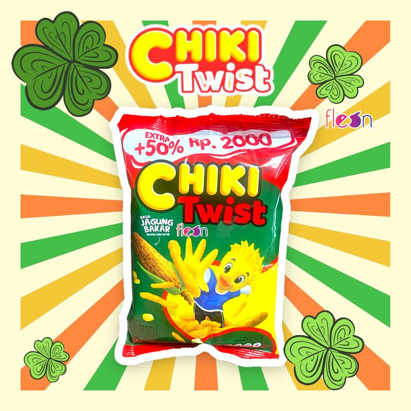Chiki Twist Roasted Corn Jagung Bakar 15 Gram - Shop | Tokopedia