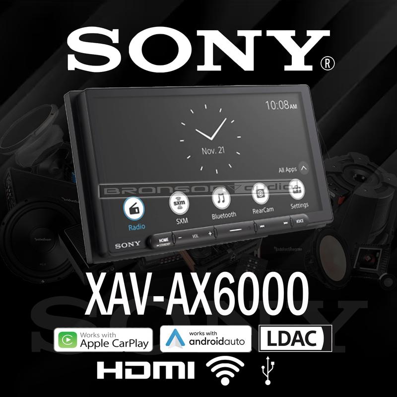 Sony xav ax6000 ax 6000 wireless apple carplay headunit ldac - Shop ...