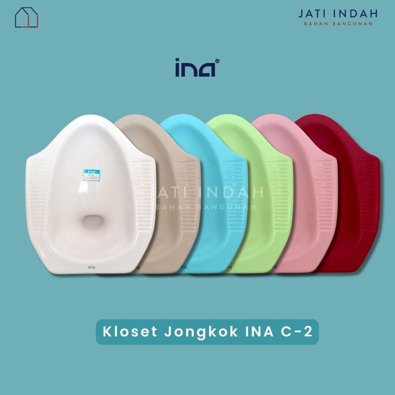 Closet Jongkok INA Biru - Pink - Hijau - Ivory - Shop | Tokopedia