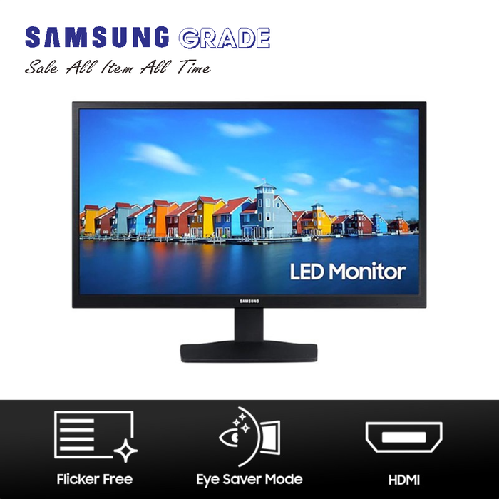Jual SAMSUNG 19" SA33 HD Monitor with Eye-saving Feature and Dual ...
