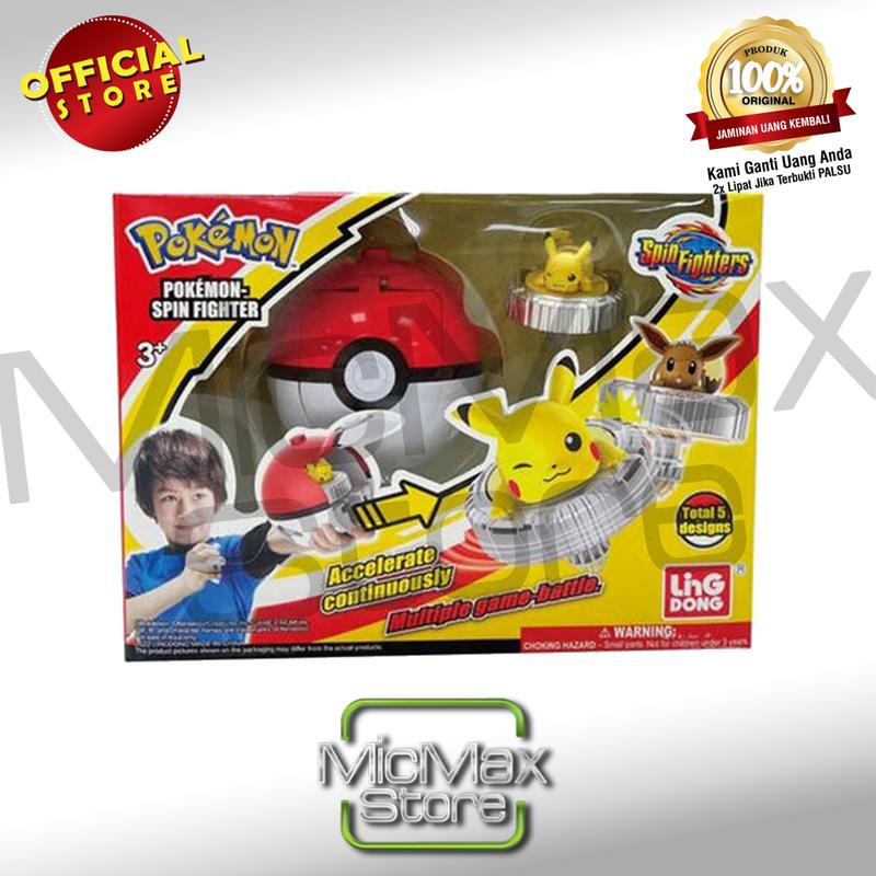 Pokemon Spin Fighter Pikachu P8161 - Shop | Tokopedia
