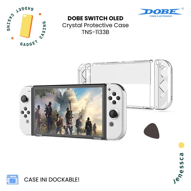 DOBE Casing Transparent Bening untuk Nintendo Switch OLED - Shop ...