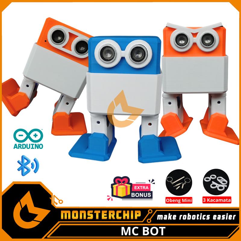 MC BOT ARDUINO BIPED OTTO DIY PROJECT WALKING ROBOT - Shop | Tokopedia