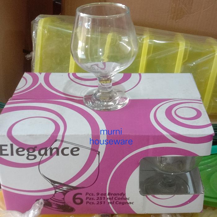 Jual gelas kaki kaca Elegance Firna isi 6 bh - Kota Medan - Murni ...