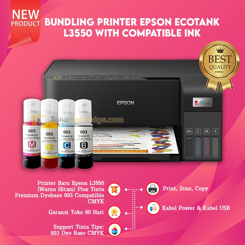Printer Ecotank Epson L3550 L-3550 Multifungsi Print Scan Copy Wifi ...