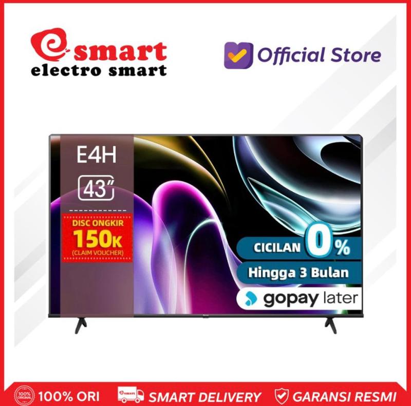 Hisense 43 inch Vidaa Smart TV-Bezelles design-Dual Band Wifi - 43E4H ...