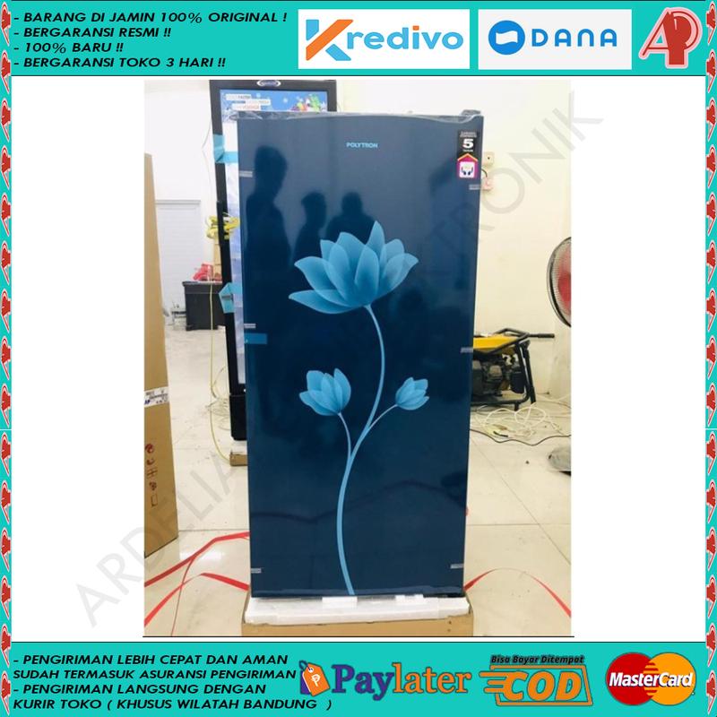 POLYTRON Kulkas 1 pintu BIG FREZEER PRB 189 180 liter Defrost Otomatis ...
