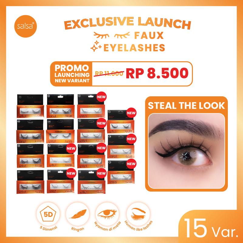 SALSA Faux Eyelashes - Bulu Mata Palsu Natural Fake Eyelash - Shop ...