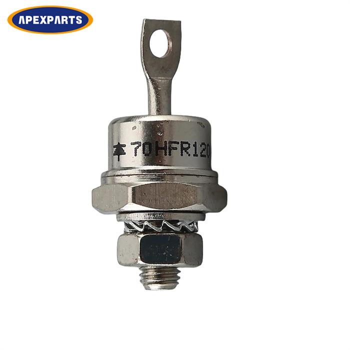 Dioda 70HFR120 diode stud baut 70HF120 Rectifier Diode 70A 1200V PANAH ...