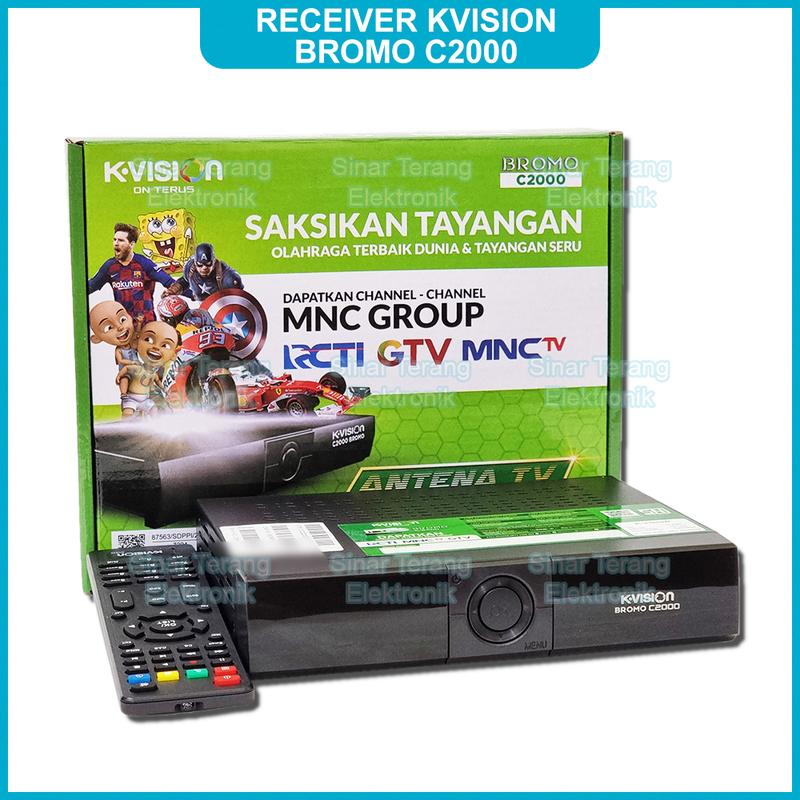 Receiver KVision C2000 Dengan Adaptor Kabel RCA Remot - Shop | Tokopedia