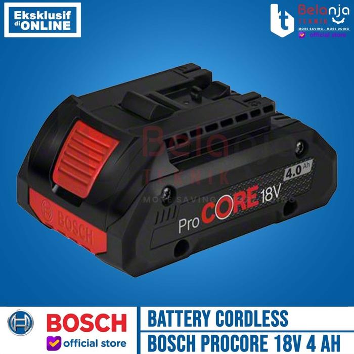 Jual BOSCH Baterai Cordless ProCORE 18 V 4 Ah Battery Lithium Ion 4Ah ...