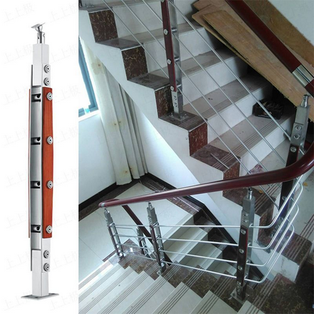 Jual Railing Tangga Perforated Anti Karat/85 cm Railing Tangga Pipa ...