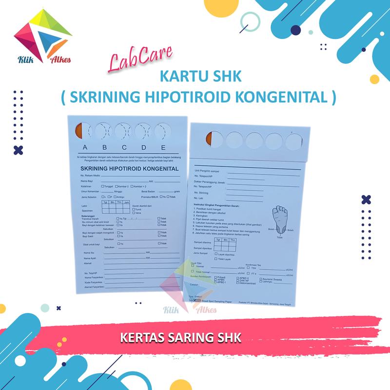 KERTAS SARING SHK ( SKRINING HIPOTIROID KONGENITAL ) - Shop | Tokopedia