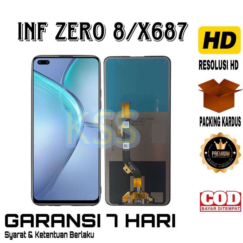 LCD TOUCHSCREEN INFINIX ZERO 8 X687 FULLSET - Shop | Tokopedia