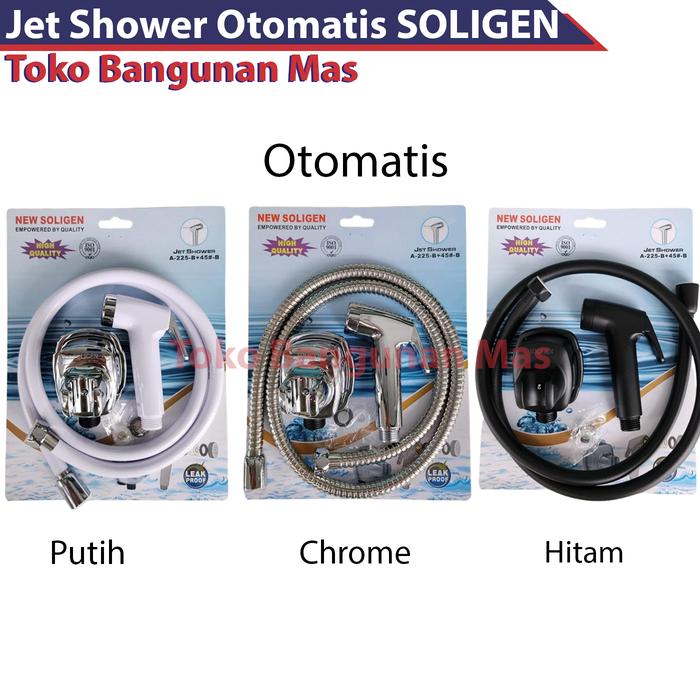 Jual Jet Shower Otomatis Soligen Jet shower SOLIGEN A-225-B+45#-B jet ...