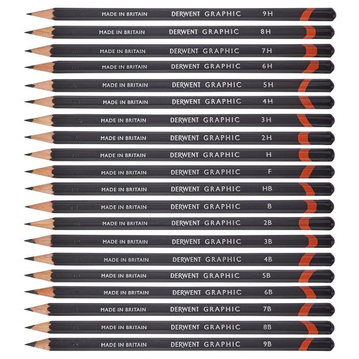 Jual Pensil Sketsa Derwent Graphic Pencil 9B - HB - 2H - Kota Bekasi ...