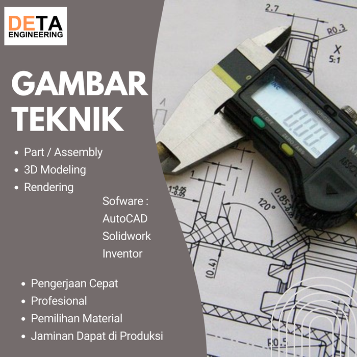 Jual Jasa Gambar Teknik Mechanical 2D 3D - Assembly - Kab. Tulungagung ...