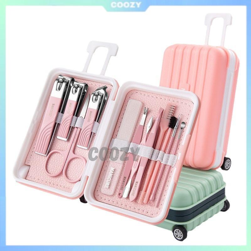 Box Set 12 Pcs Premium Manicure & Pedicure Tools - Set Gunting Kuku ...