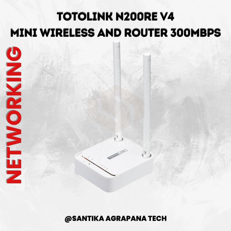 Router N200RE v4 Mini Wireless N Router 300Mbps - Shop | Tokopedia