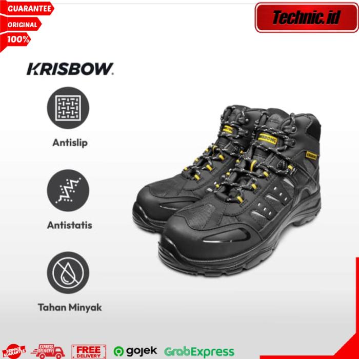 Jual Sepatu Krisbow NEMESIS Sepatu Pengaman 6 Inch Sepatu Safety Shoes ...