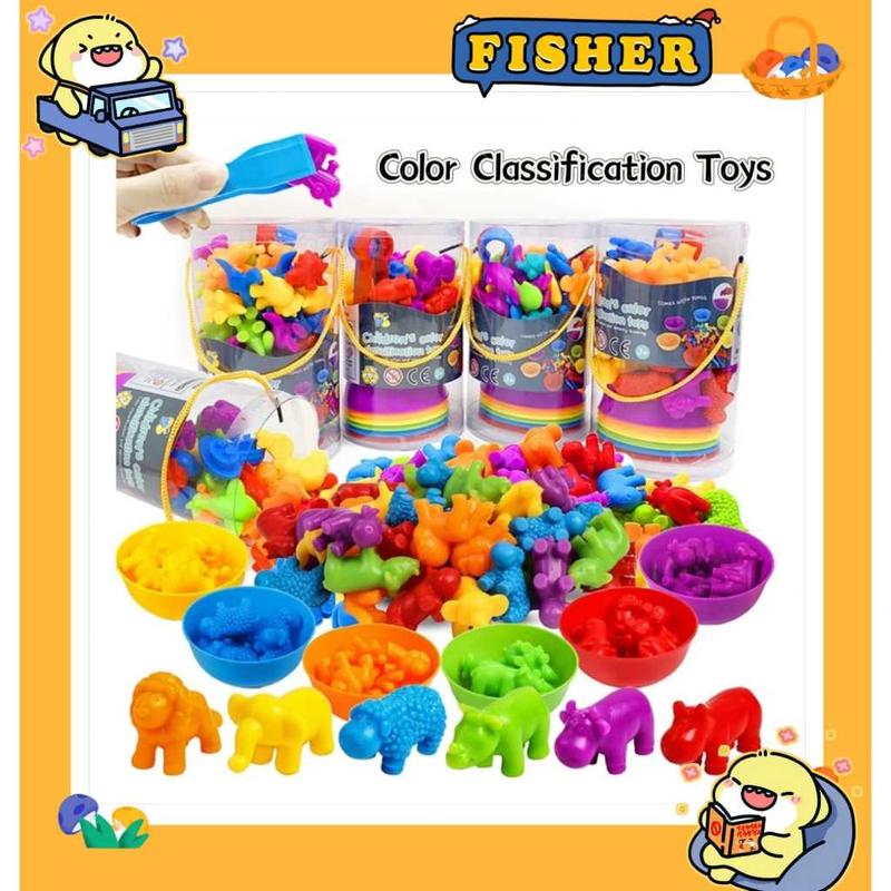 Children's Color Classification Toys Packingan tabung - Shop | Tokopedia