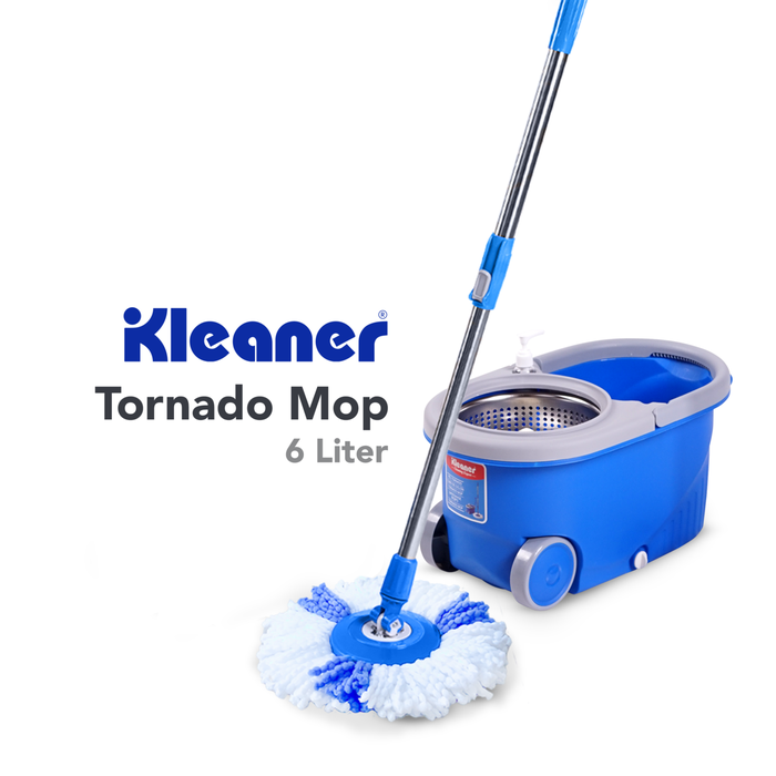 Promo Kleaner Alat Pel Putar Pembersih Lantai ( 1 Set ) - Tornado Spin ...