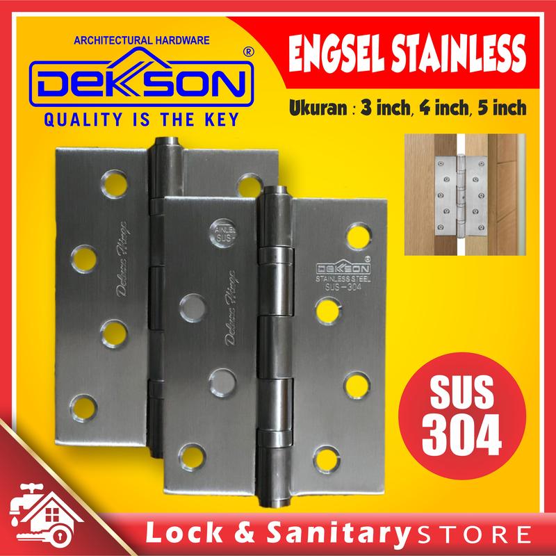 Engsel Dekson / Dekkson DELUXE 5X3X3MM 4BB SSS Engsel Pintu - Shop ...